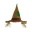 Pointed Raggedy Look Hillbilly Scarecrow Patched Costume Hat with ...