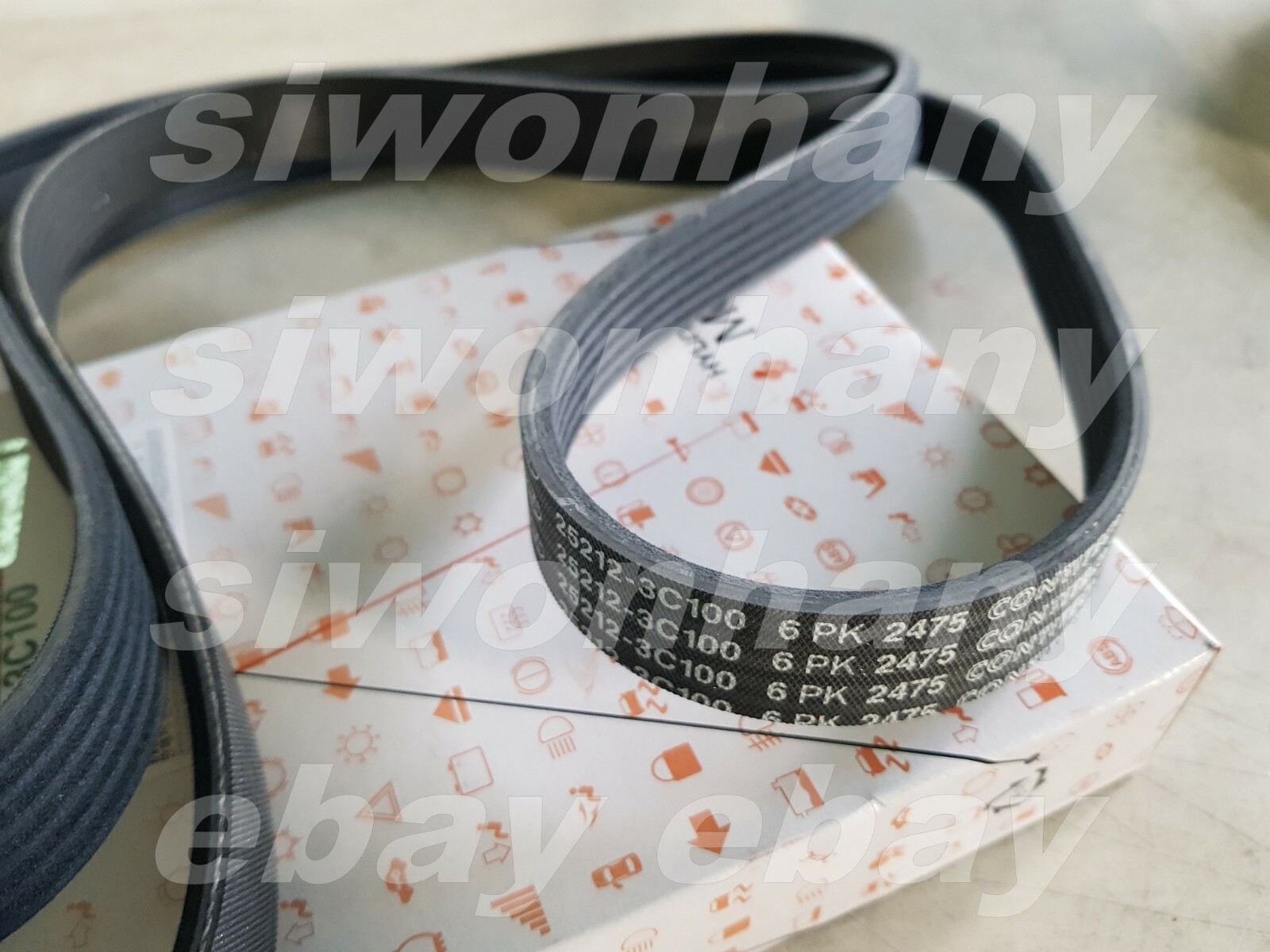 OEM 6PK2475 V-Ribbed Belt KIA Sedona Carnival Amanti Opirus Sorento ...