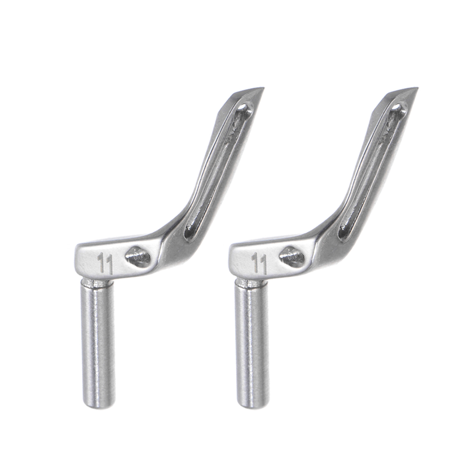 2pcs Chrome Plated #11 Upper Looper Overlock Looper for Sewing Machines ...