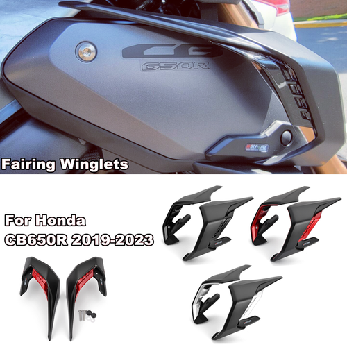 For Honda CB650R 2019-2023 2020 21 Front Fairing Aerodynamic Winglets ...