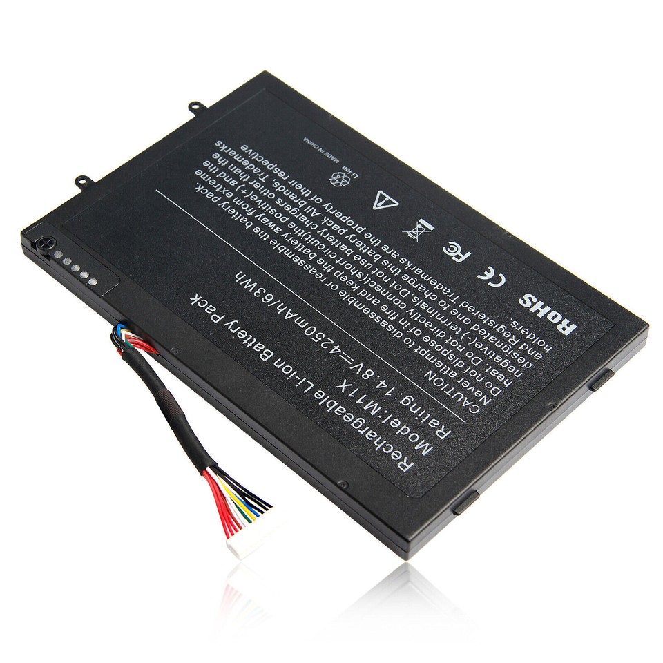 Battery for Dell Alienware M11x M14x R1 R2 R3 Series PT6V8 8P6X6 P06T ...