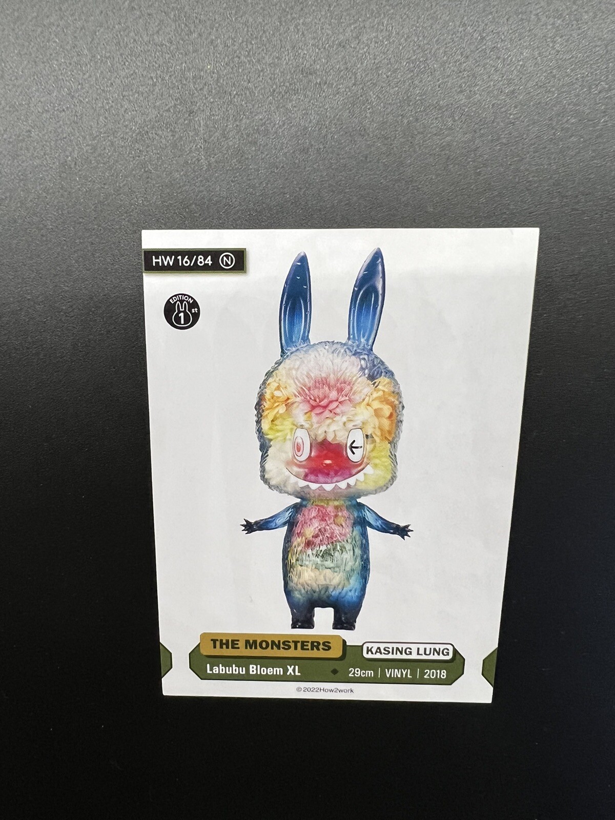 How2work Trading Card Kasing Lung Labubu The Monster Series 1 : HW 16/ ...