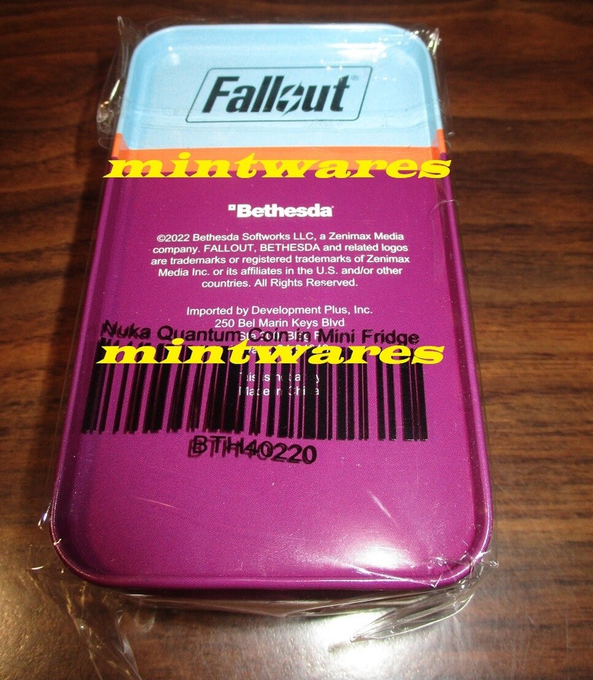 Fallout 4 Nuka Cola Quantum Collectible Coin Mini Fridge Official Sold ...