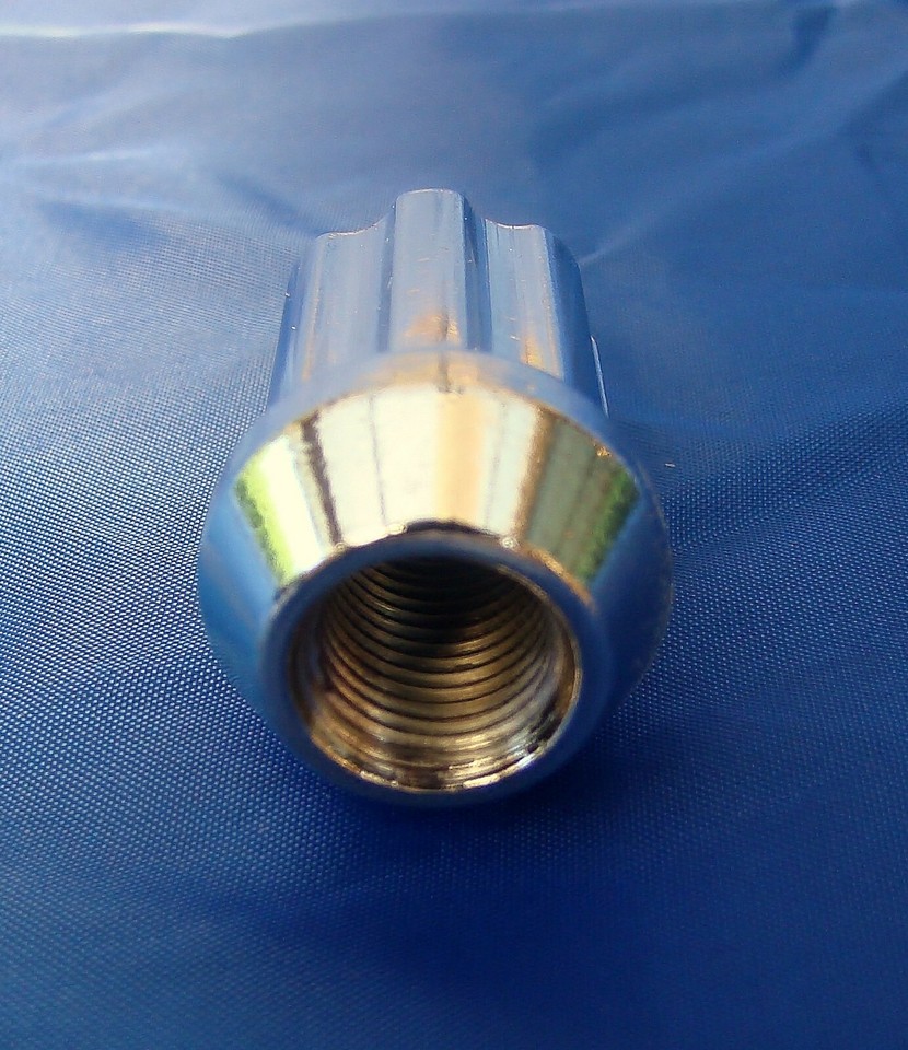 20Pcs.- Chrome M12x1.25,7-Spline Tuner Style Conical Lug Nuts With TWO ...