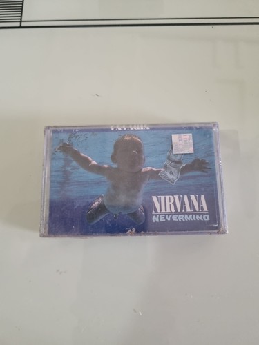 Nirvana Nevermind AUDIO CASSETTE INDIA IMPORT SEALED Kurt Cobain Rare ...