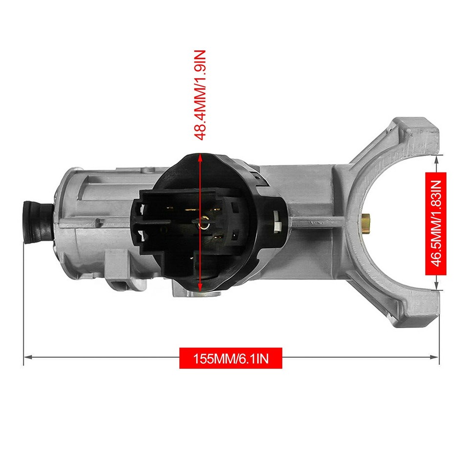 Ignition Barrel Lock Switch & 2 Keys For Peugeot Boxer Citroen Relay ...