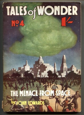 PULP: Tales of Wonder #4 1938 Menace from Space-Rare BRITISH pulp | eBay