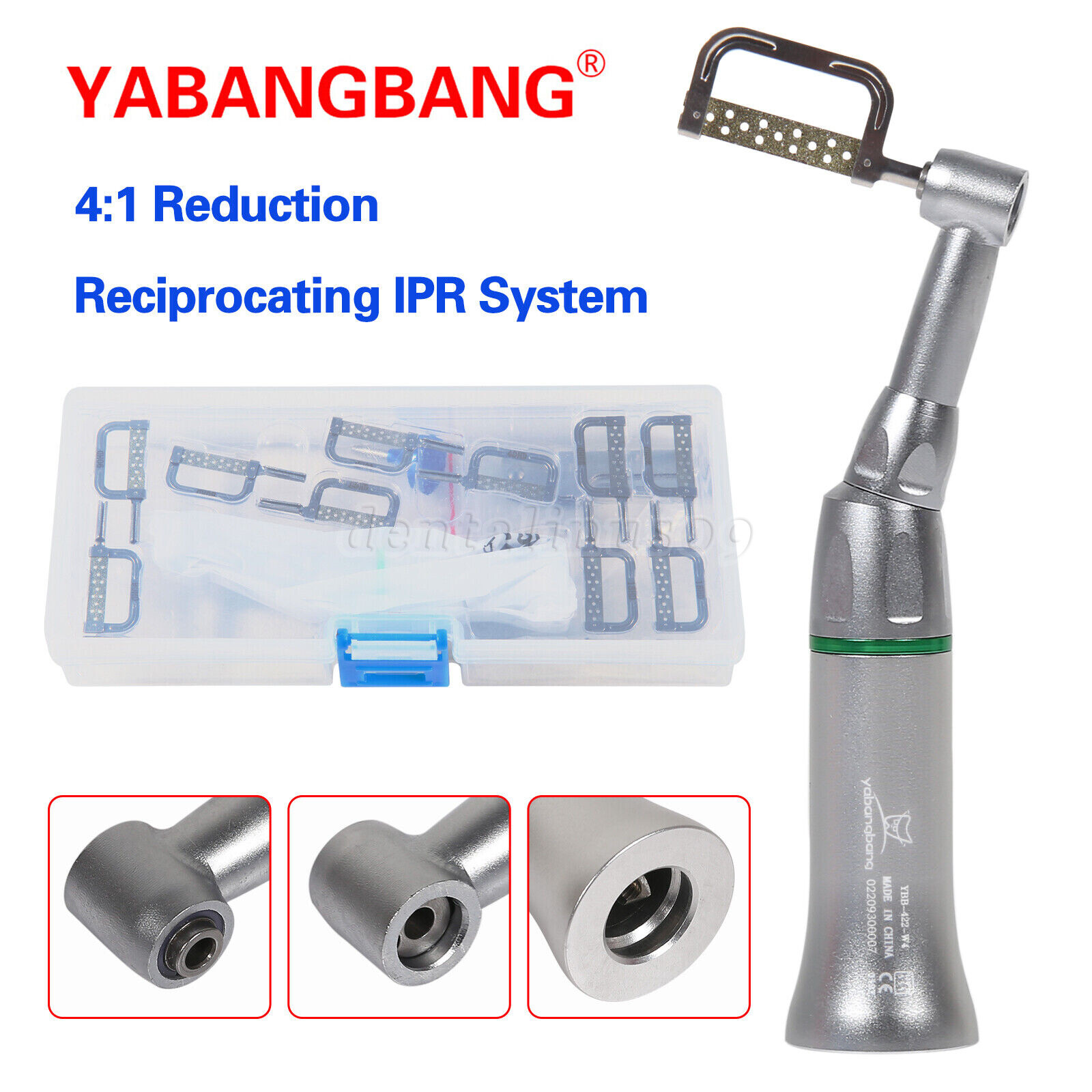 Dental IPR 4:1 Reduction Interproximal Stripping Contra Angle Handpiece ...