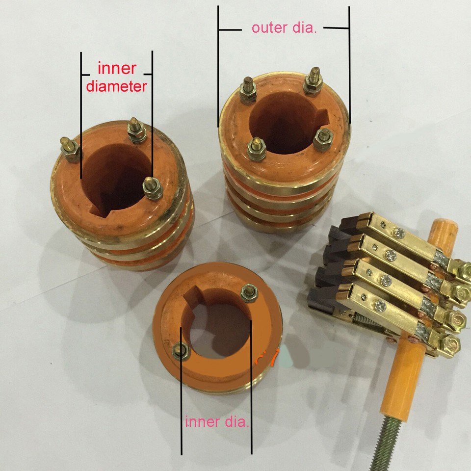 Motor Collector Collecting Ring,Bus Rings,Conductive Slip Ring + Carbon ...