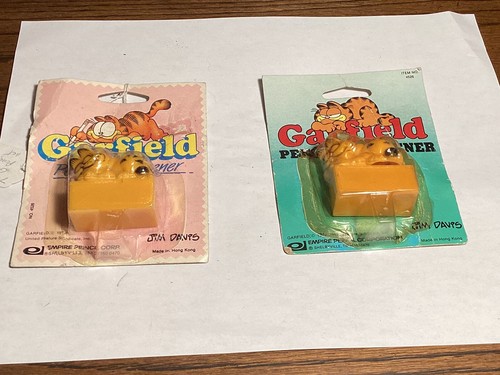 Pencil Sharpeners Garfield Jim Davis In Original Packaging Unused | eBay