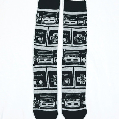 Novelty Socks Nintendo Game Controllers on Grey | eBay
