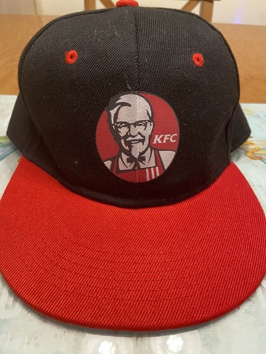KFC Logo Cap Snap Back Hat Colonel Sanders Kentucky Fried Chicken Red ...
