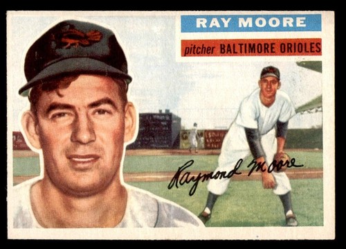1956 Topps Baseball #43 Ray Moore EX/MT *h1 | eBay