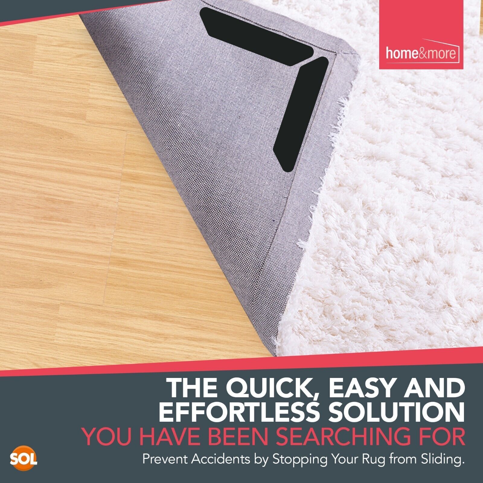 12-24 Rug Gripper Non Slip Grip Carpet Laminate Mat Stopper Floor ...