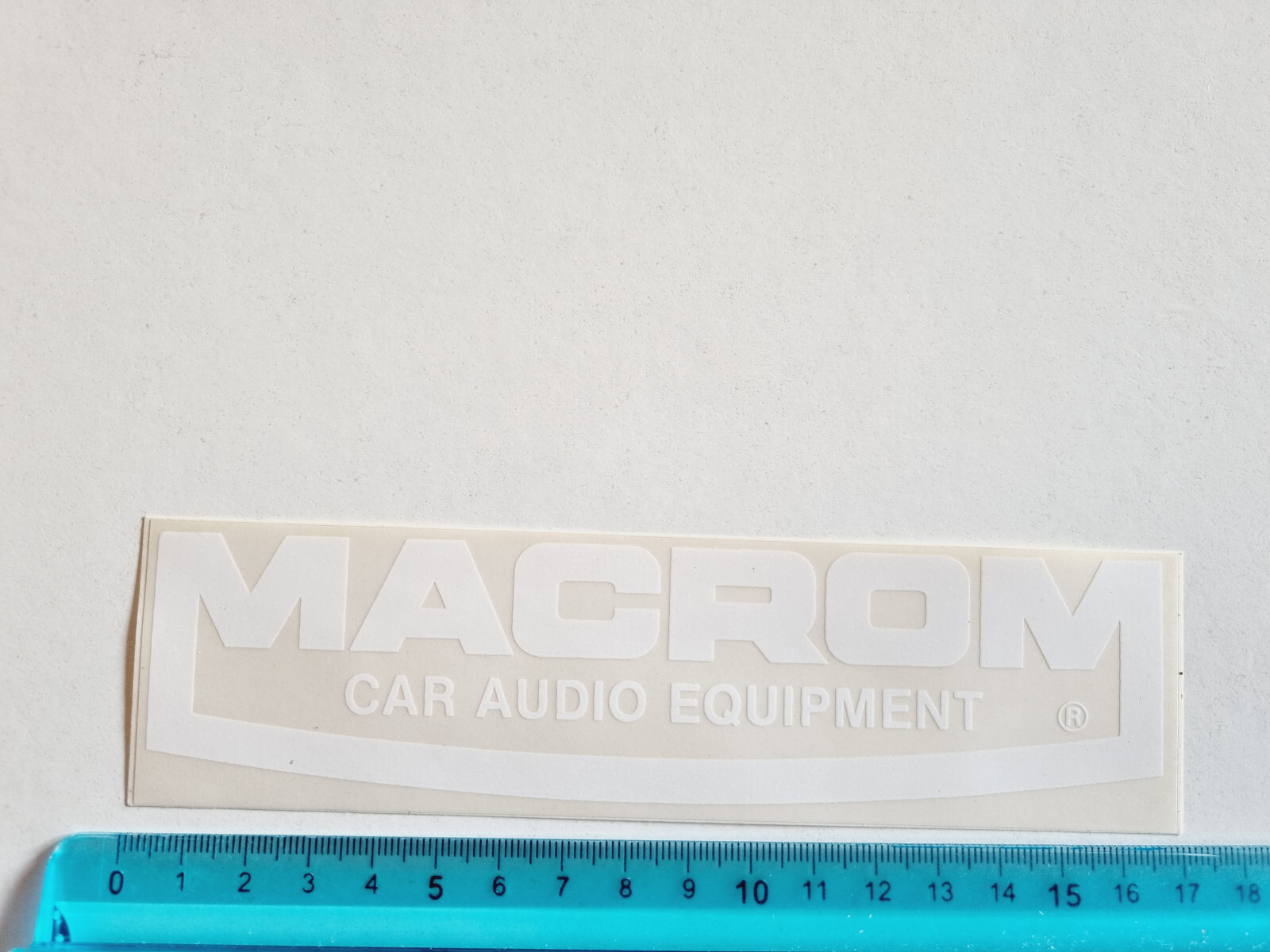 Adhesive Macrom Car Audio Sticker Autocollant Aufkleber Vintage ...