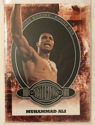 Muhammad Ali 2010 Ringside Boxing Round One 1 Base #100 BLACK ONYX ...