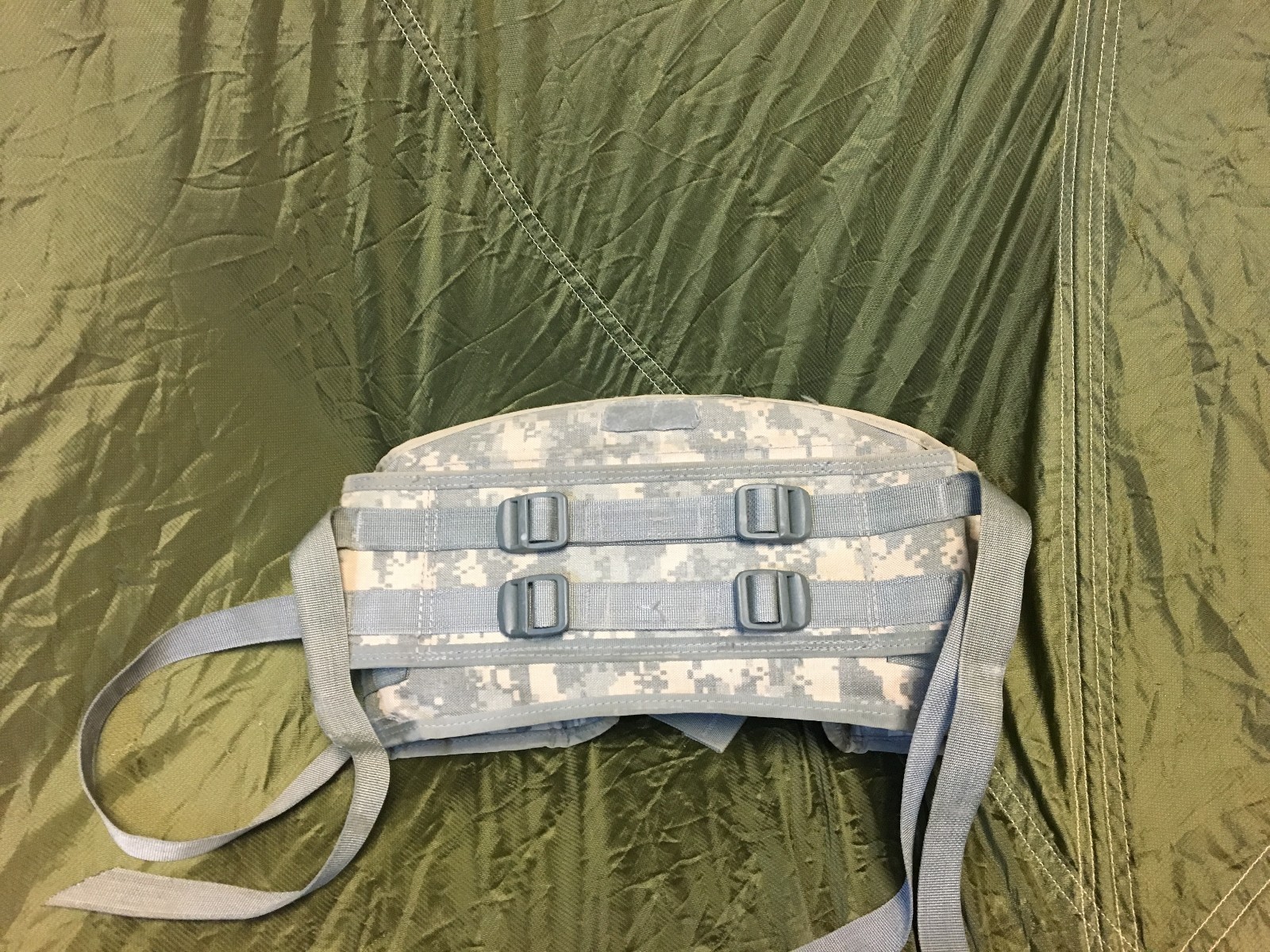 Military Surplus ACU Padded Waist Hip Kidney Belt for MOLLE II Rucksack ...