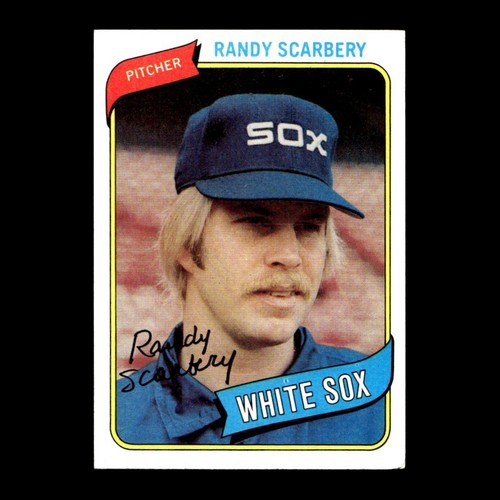 Randy Scarbery 1980 Topps Rookie Chicago White Sox #291 Great Condition ...