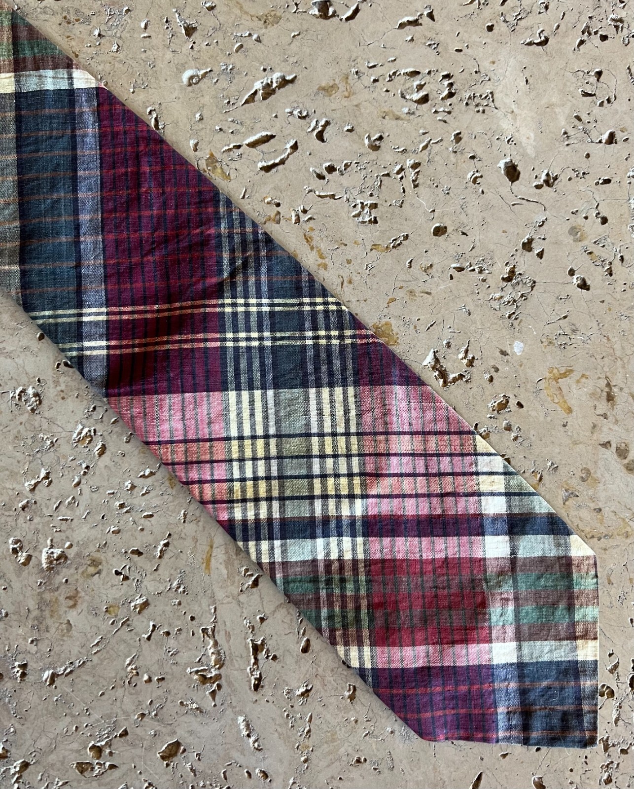 Amazing Genuine Authentic Indian Madras tie -- 100% c… - Gem