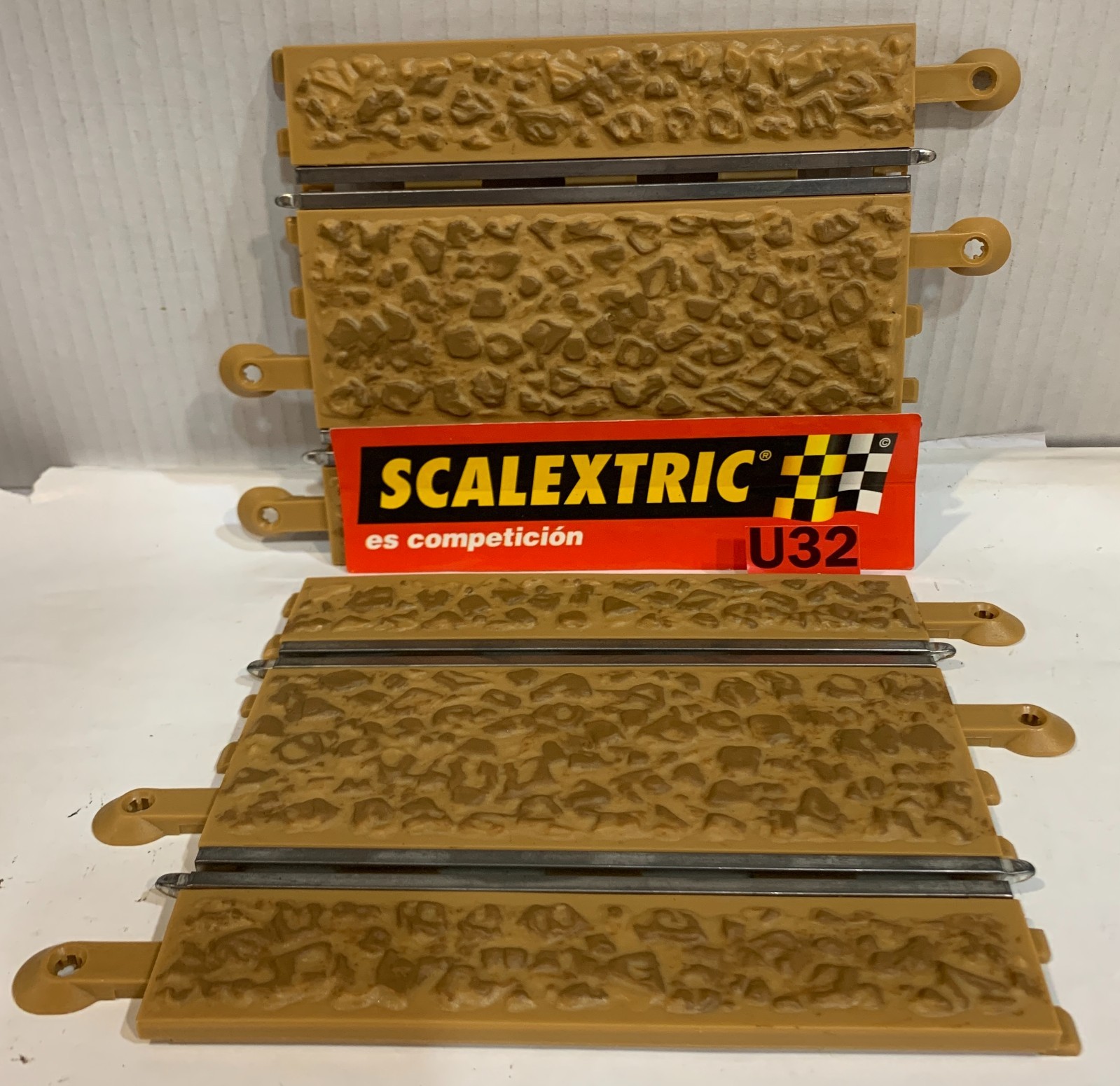 SCALEXTRIC Straight TT RAID 175mm 2 Units | eBay