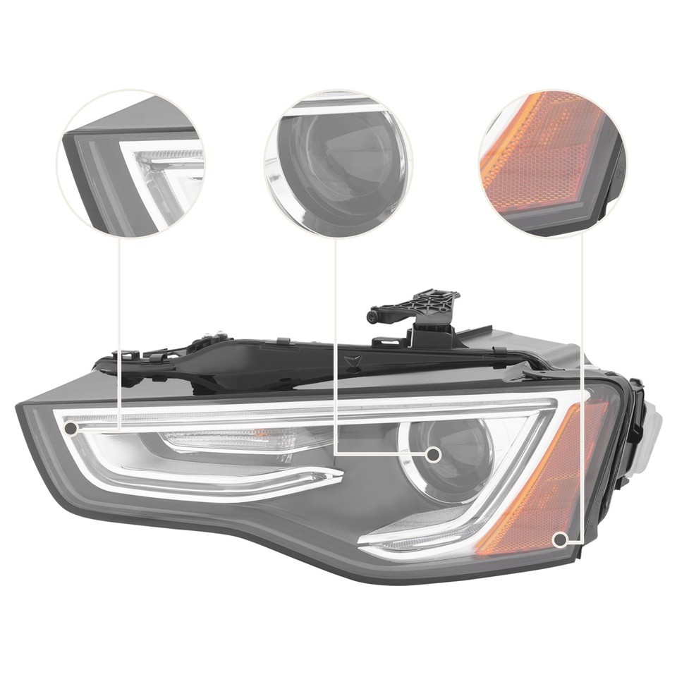 For 13-17 Audi A5/A5 Quattro/S5 2-Door HID/Xenon Non-AFS Headlight ...