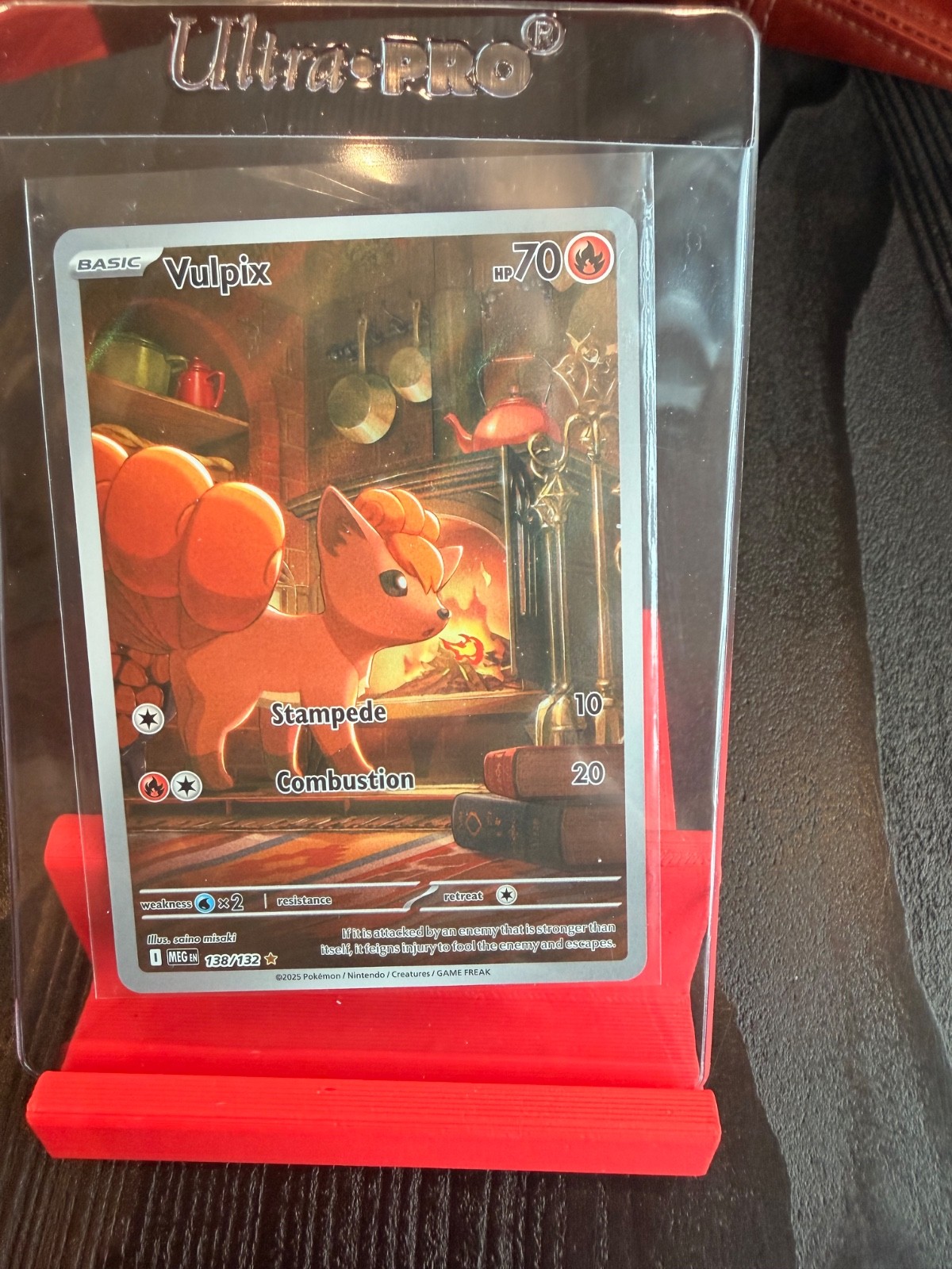 Vulpix ME01: Mega Evolution #138/132 Illustration Rare Pokemon TCG | eBay