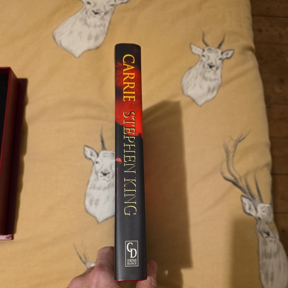 Carrie Stephen King Cemetery Dance, Artist Signed, Number 350 in tray ...