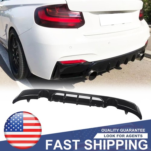 Rear Diffuser Lip For BMW F22 F23 235i M235i M Sport 2014-2019 Gloss ...