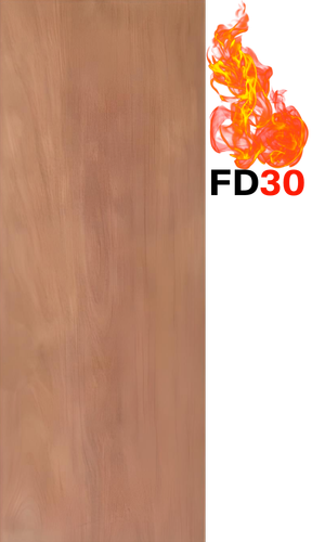 🟥 Premium Quality Door Internal Fire Rated Door Ply Wood Flush FD30 ...