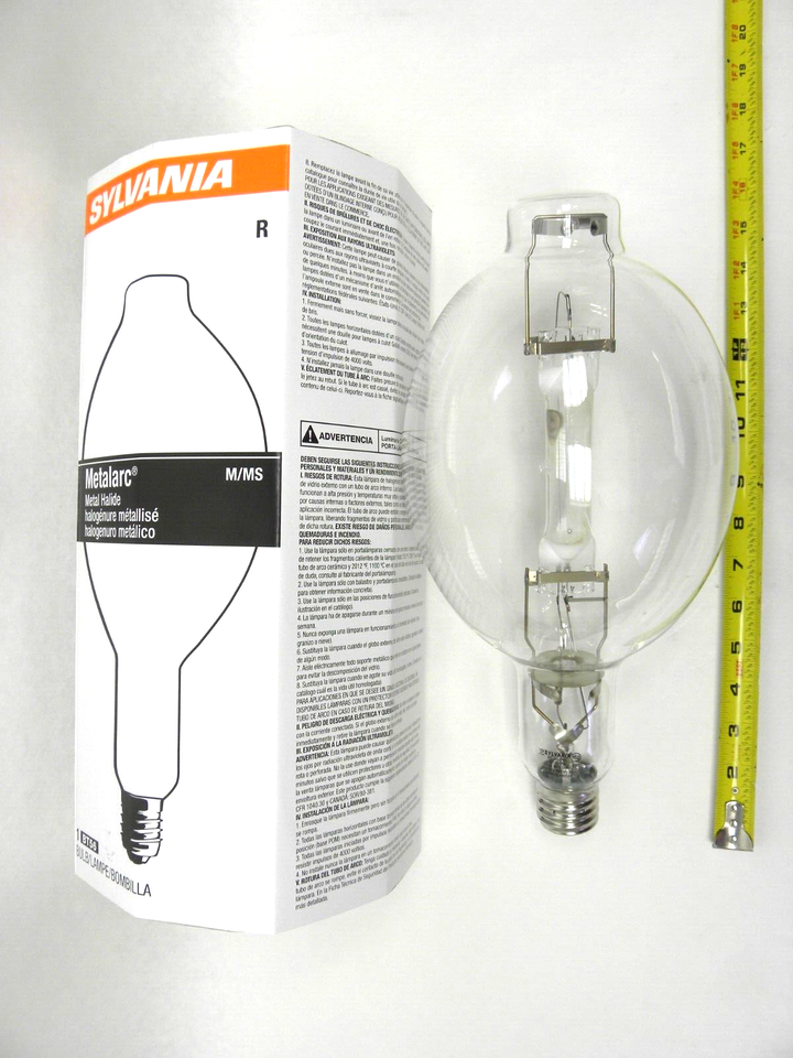 (6-Pack) Sylvania M1000U BT56 Metal Halide 1000W Lamp Light Bulb M47/E ...