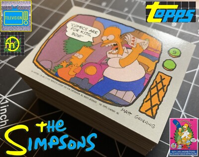 1990 Topps Simpsons - Complete Set of 88 Base Cards | eBay