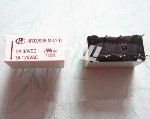 10Pcs New Relay HFD2-005-M-L2-D 1A 125V | eBay