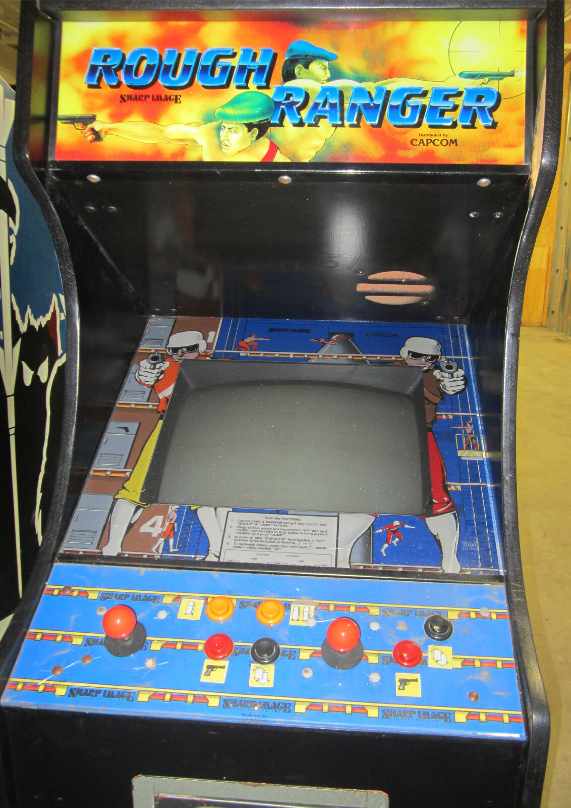 ROUGH RANGER ARCADE MACHINE by CAPCOM 1988 (Excellent Condition) | eBay