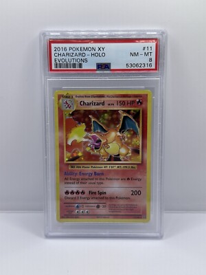 Pokemon 2016 Charizard 11/108 Holo XY Evolutions PSA 8 | eBay