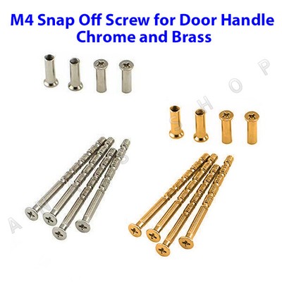 M4 Through Door Handle Screw,Bolt with Sleeve Suitable Fixings for ...