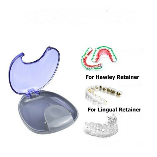 Dental Orthodontic Lingual Retainer Aligner Case Denture Storage Box ...
