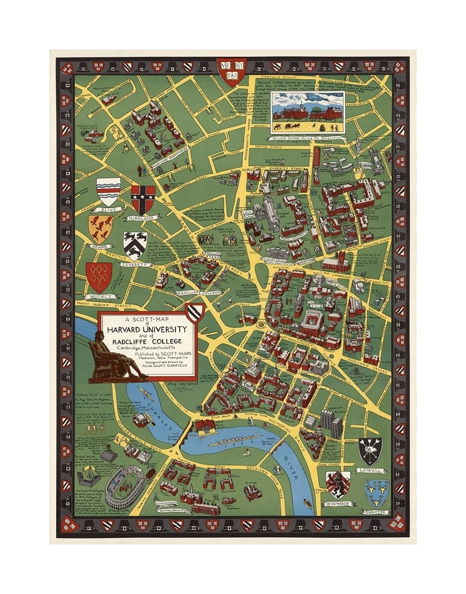 Harvard University Campus Map