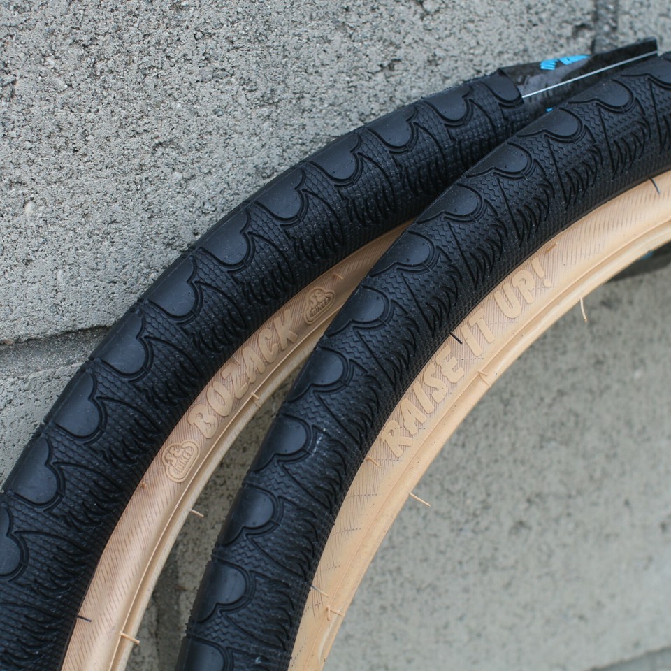 PAIR OF SE BMX BOZACK TIRES 24 x 2.40" BLACK w/ SKIN SIDEWALLS SE ...