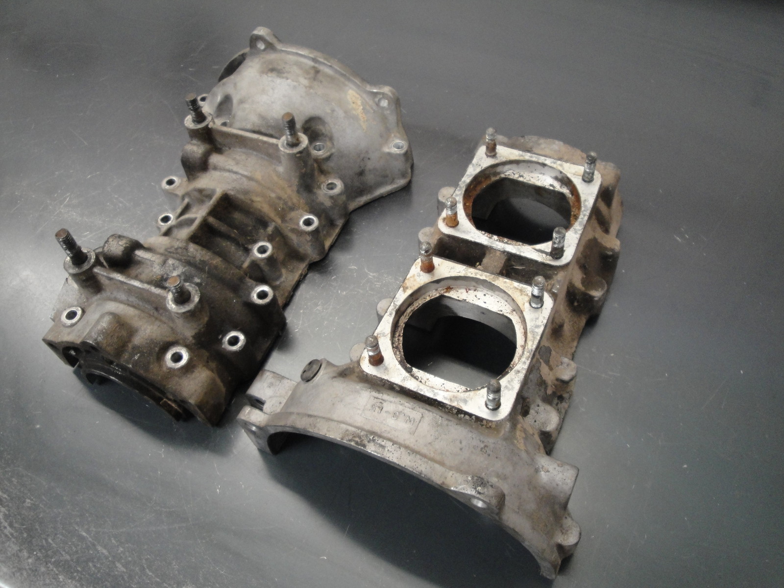 1978 78 SUZUKI DS80 DS 80 MOTORCYCLE ENGINE MOTOR CRANKCASE CRANK CASE ...