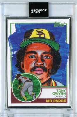 TOPPS PROJECT 2020 - TONY GWYNN - BLAKE JAMIESON AP 03/20 Silver Frame ...