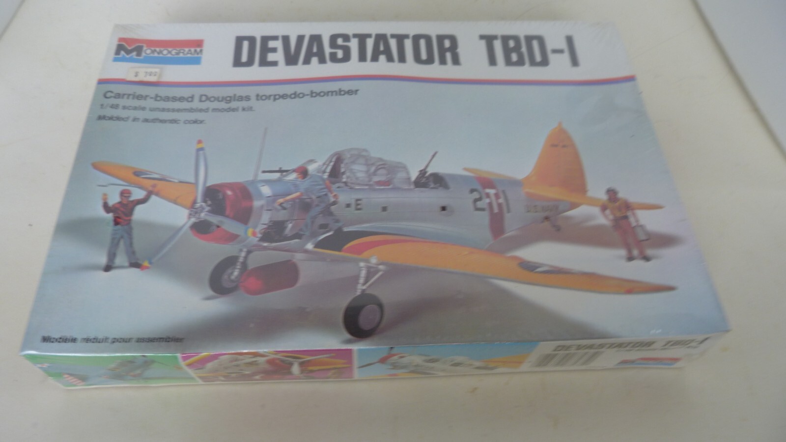Devastator TBD-1 1974 Model 85-7575 Monogram 1:48 Scale Vintage Sealed ...