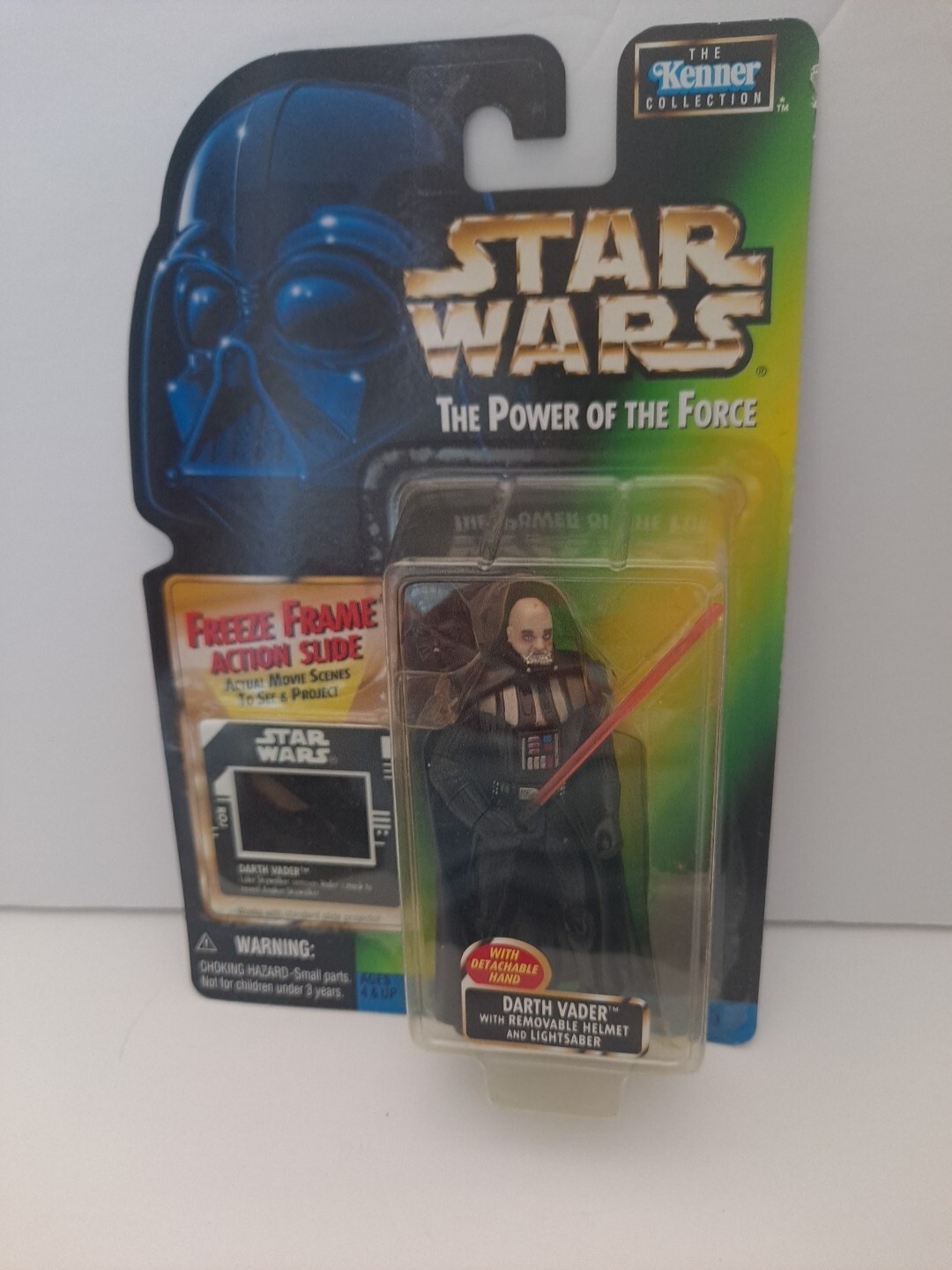 STAR WARS Power of the Force Freeze Frame Figures Darth Vader Unmasked ...