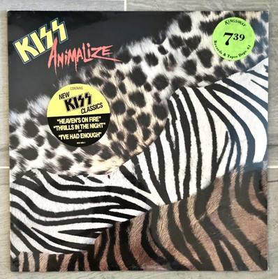 KISS Animalize ORIGINAL 1984 FIRST PRESSING FACTORY SEALED with HYPE ...