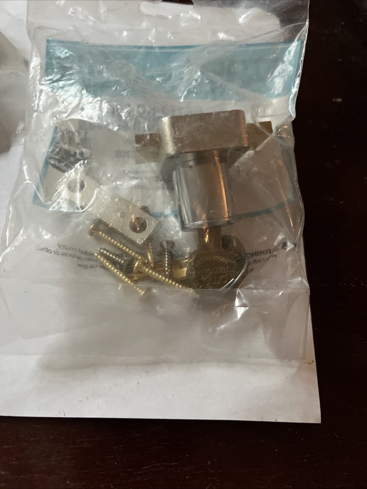 Stock Locks Pin Tumbler Surface Mounted Door Lock C8173-KD-26D Dull ...