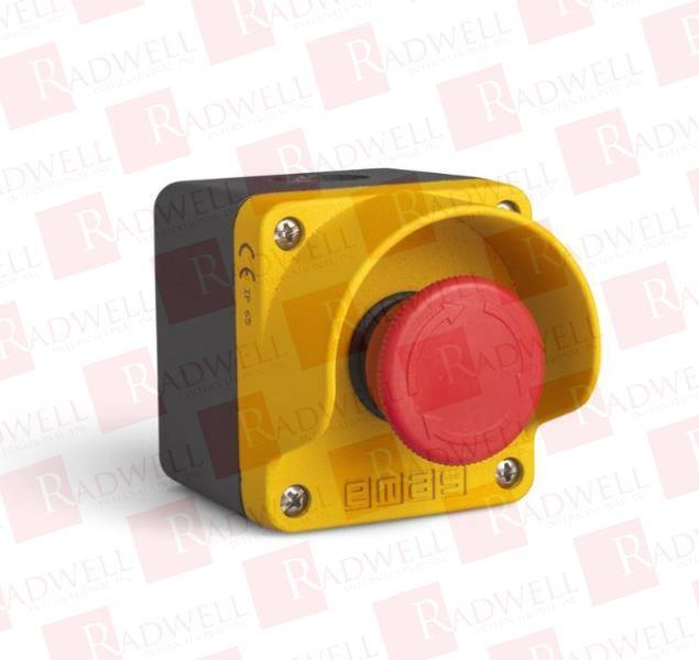 Emas M1C200E40 Metal Enclosed Emergency Stop 40mm 1 N/c Contact ...