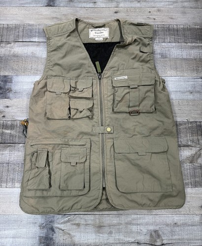 Weekender Traveler Vest Mens Small Beige Safari Utility Pockets Hunting ...