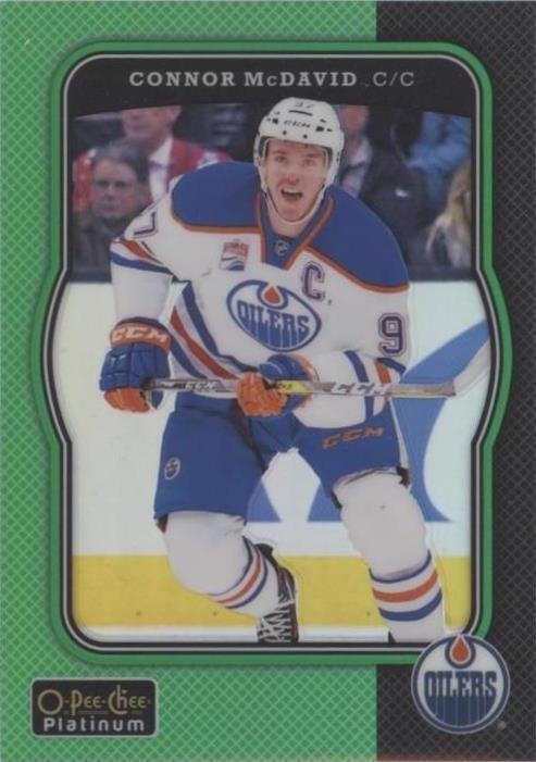2017-18 O-Pee-Chee Platinum - Retro Connor McDavid #R-20 Green /49 for ...