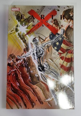 2008 Marvel Earth X Trilogy Companion Graphic Novel TPB Alex Ross Comic ...