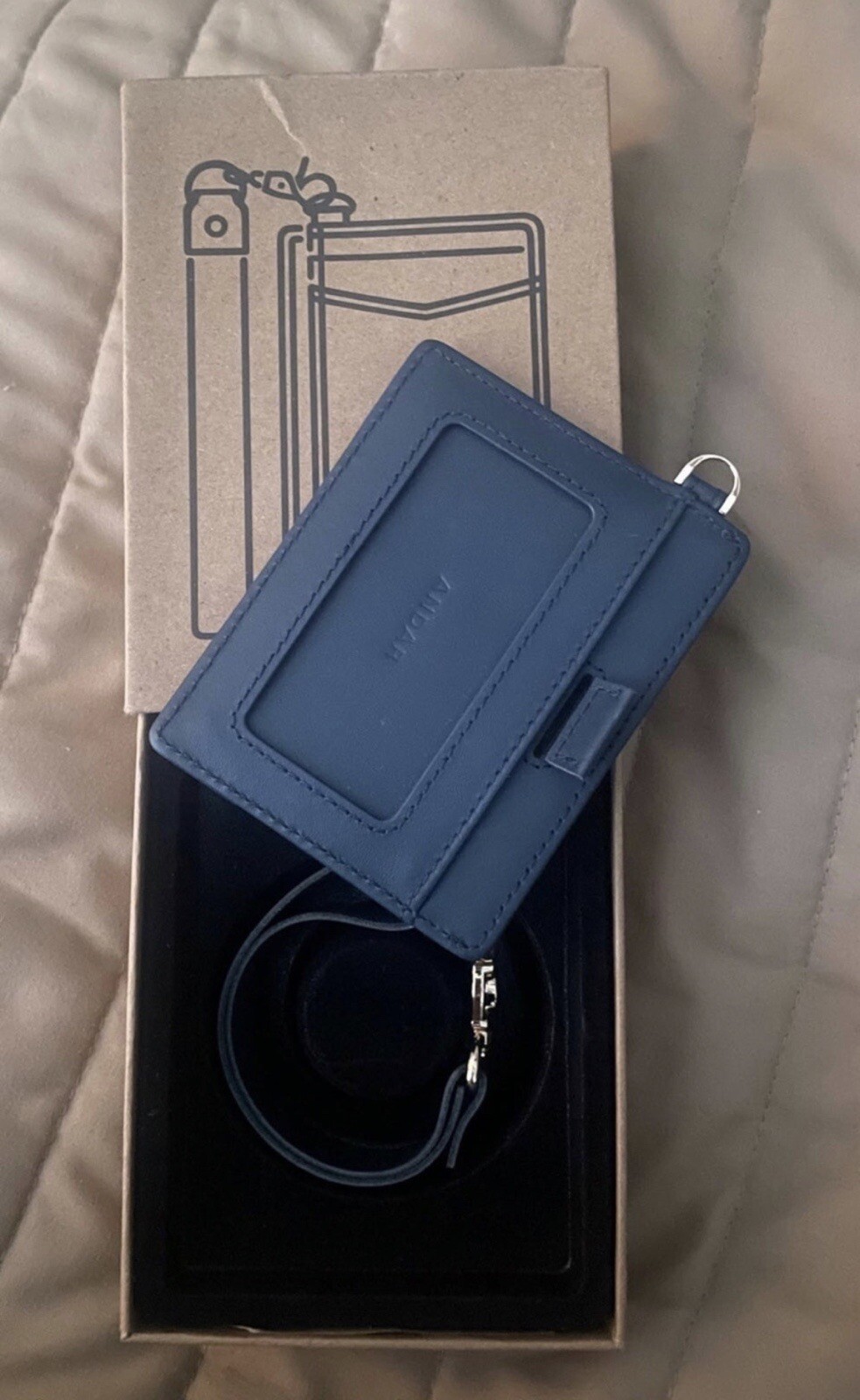 Andar Denner Wallet— Navy Blue | eBay