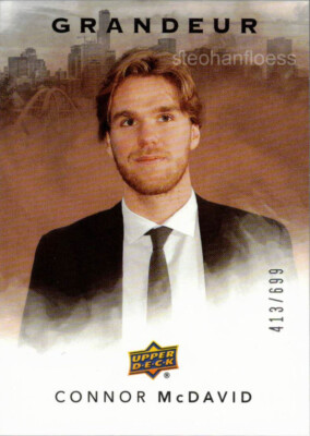 2021 Upper Deck Grandeur #G-4 Connor McDavid Copper 413/699 | eBay